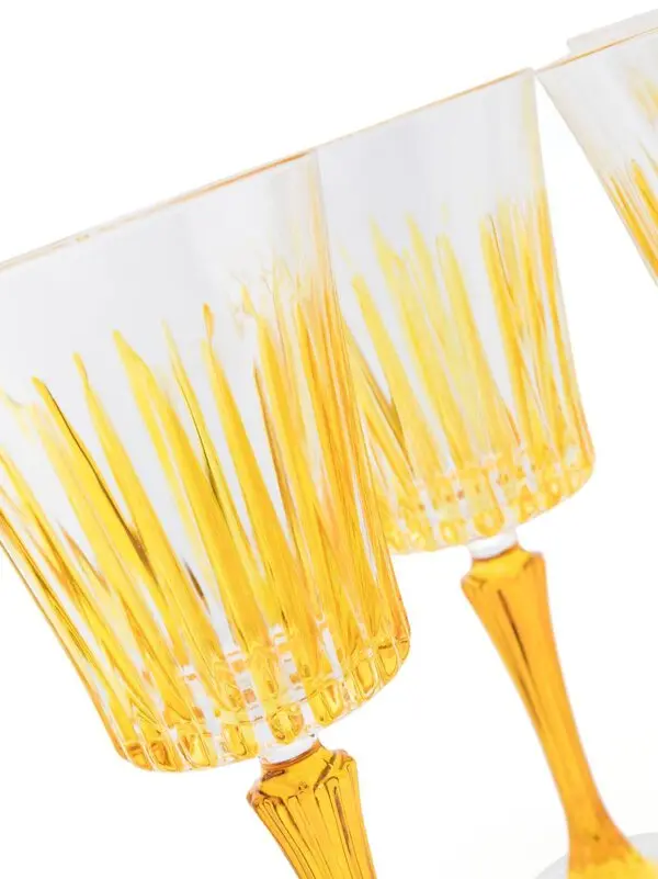 LES-OTTOMANS Crystal Wine Goblets