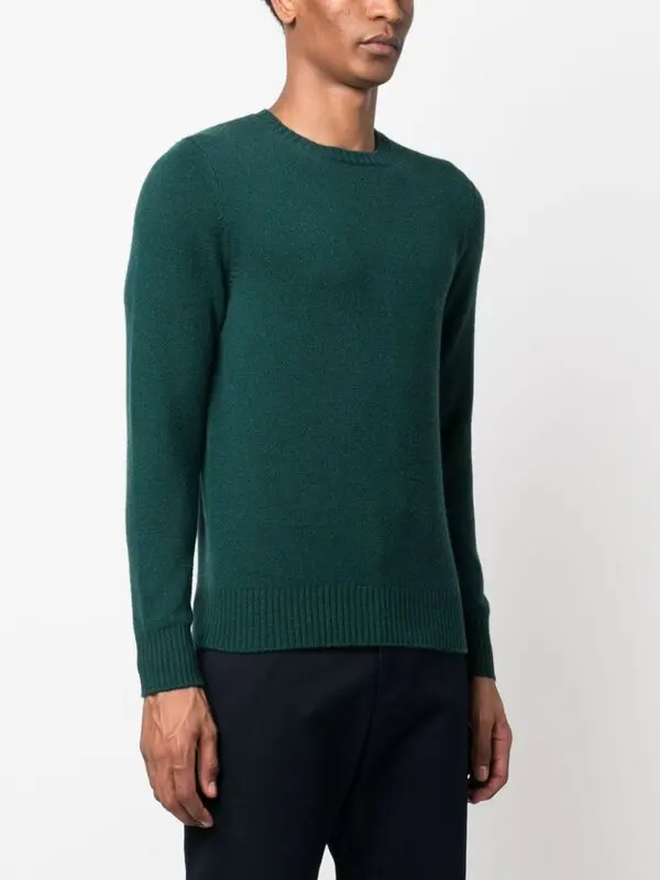 DRUMOHR Crew-neck Cashmere Sweater - Green