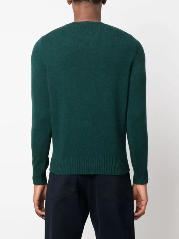 DRUMOHR Crew-neck Cashmere Sweater - Green
