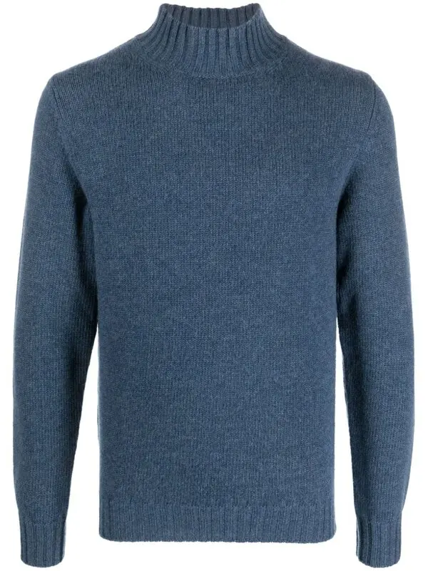 Fedeli High-neck Long-sleeve Jumper