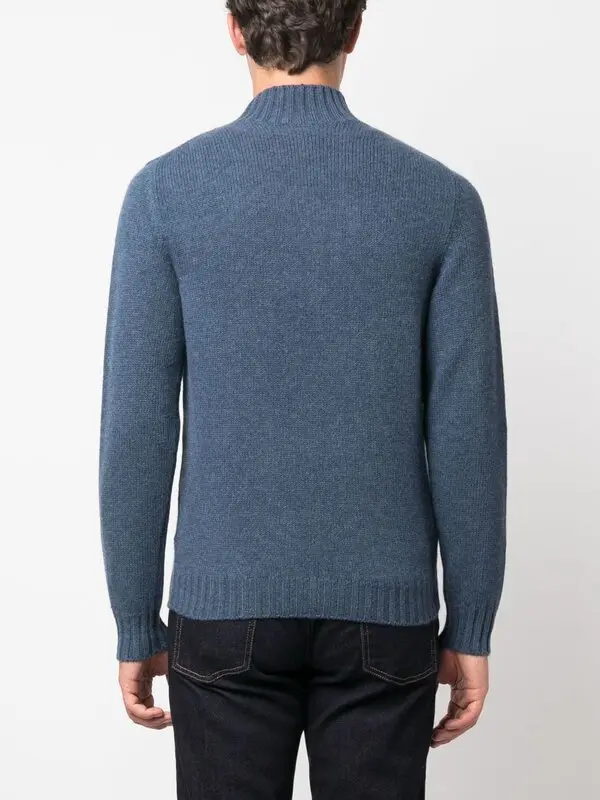 Fedeli High-neck Long-sleeve Jumper