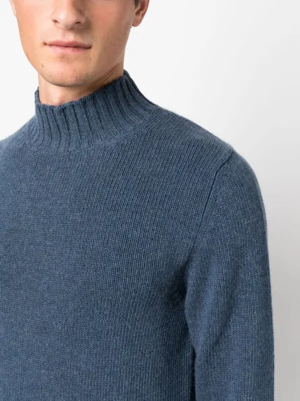 Fedeli High-neck Long-sleeve Jumper