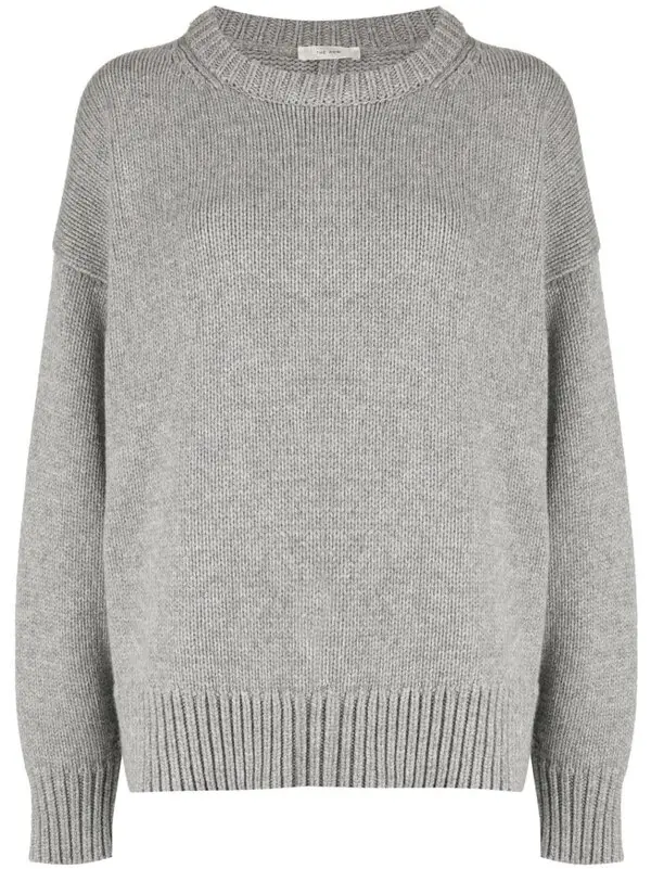 THE ROW Drop-shoulder Jumper - Grey