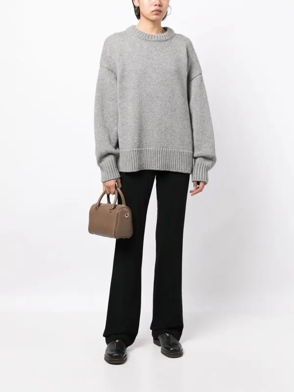 THE ROW Drop-shoulder Jumper - Grey