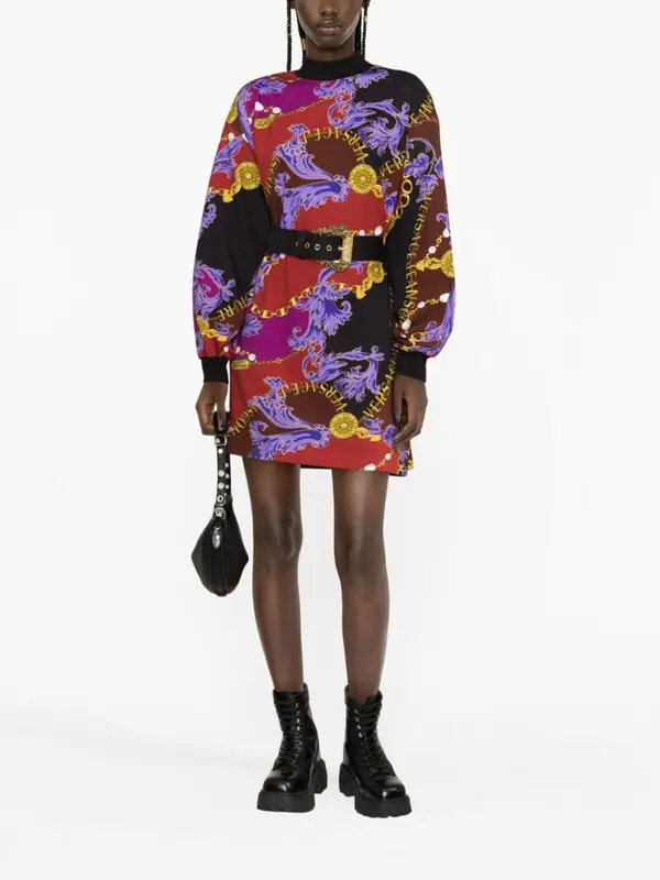 Versace Chain Couture Mini Dress