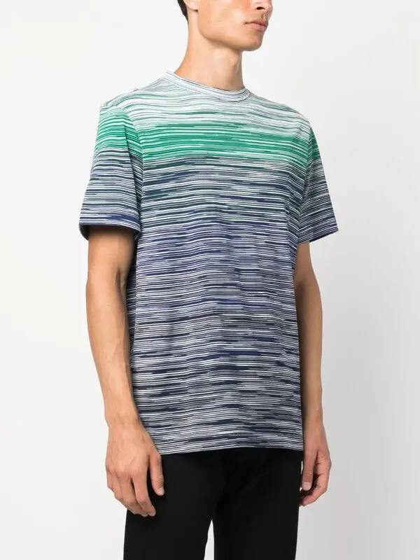 Missoni Gradient-effect Striped Cotton T-shirt