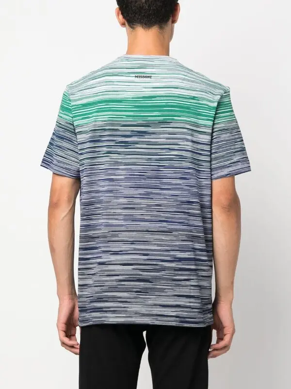 Missoni Gradient-effect Striped Cotton T-shirt