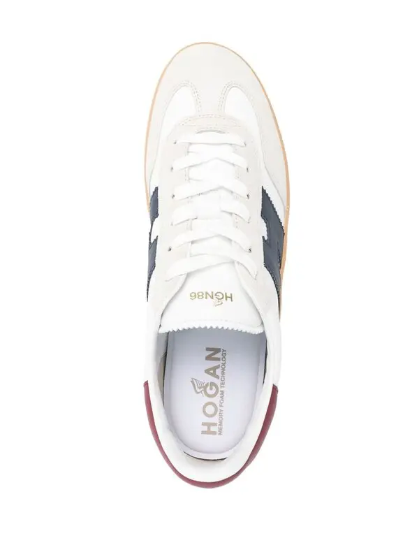 Hogan Leather Sneakers - Neutrals