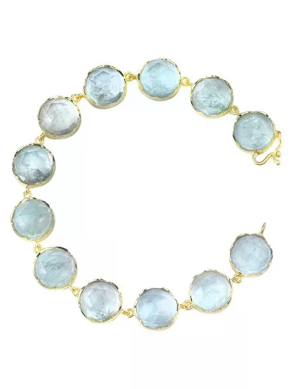 Irene Neuwirth Aquamarine Bracelet - Metallic