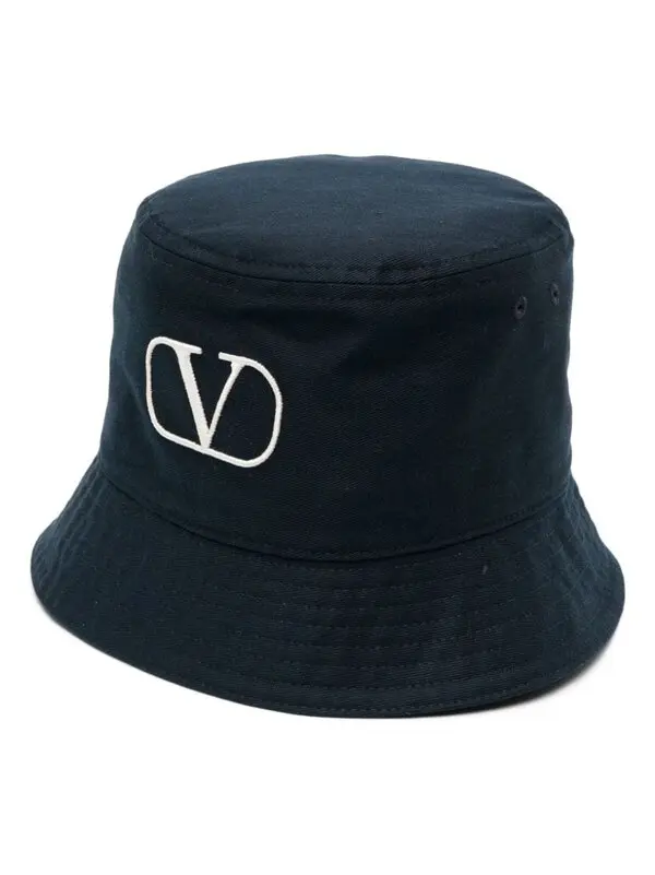 Valentino Garavani Vlogo Bucket Hat - Blue