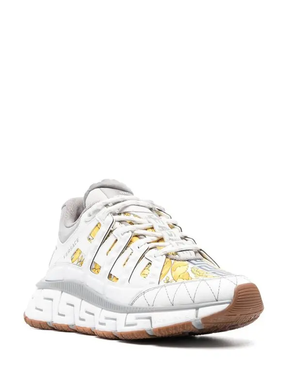Versace Trigreca Low-top Sneakers - White