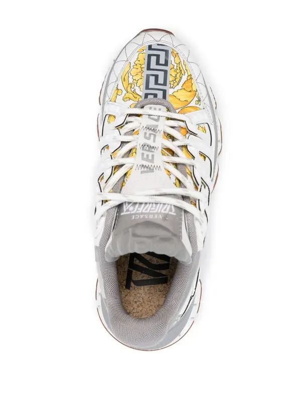 Versace Trigreca Low-top Sneakers - White