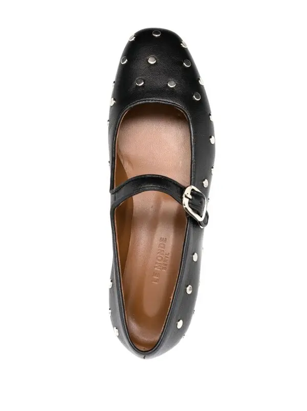 Le Monde Beryl Mary Jane Studded Ballerina Shoes