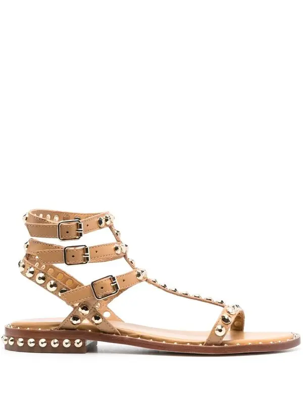 Ash Play Stud-embellished Leather Sandals