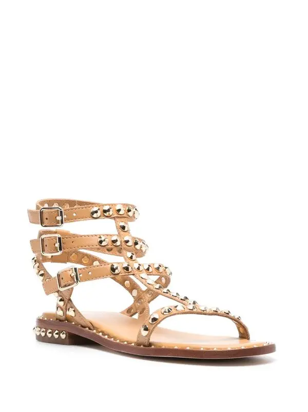 Ash Play Stud-embellished Leather Sandals