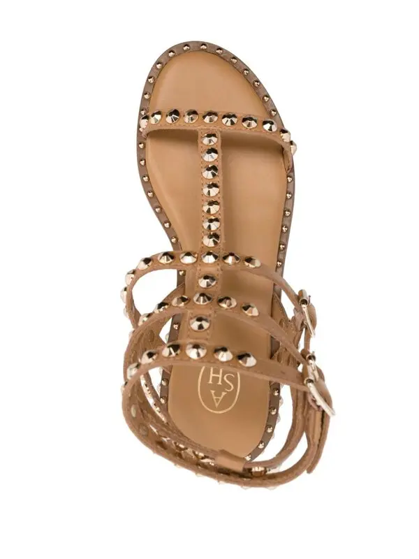 Ash Play Stud-embellished Leather Sandals