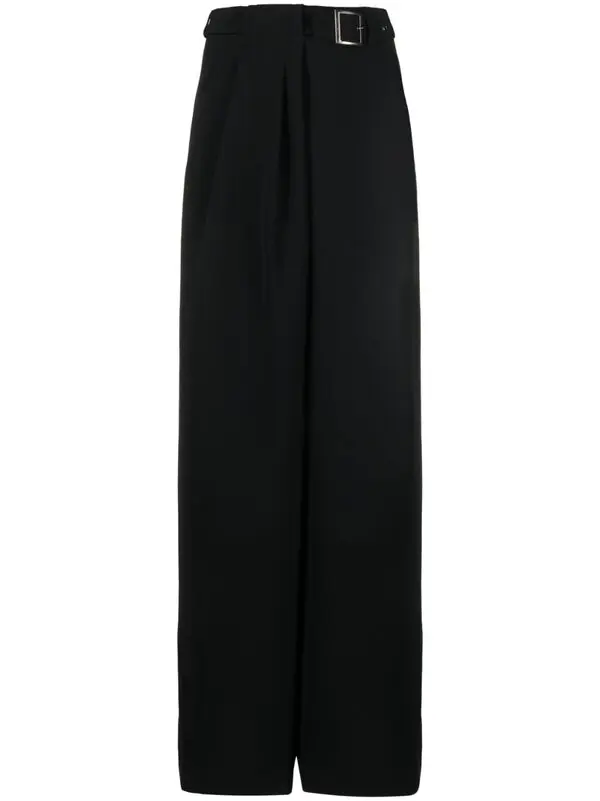 Alberta Ferretti Wide-leg Belted Trousers