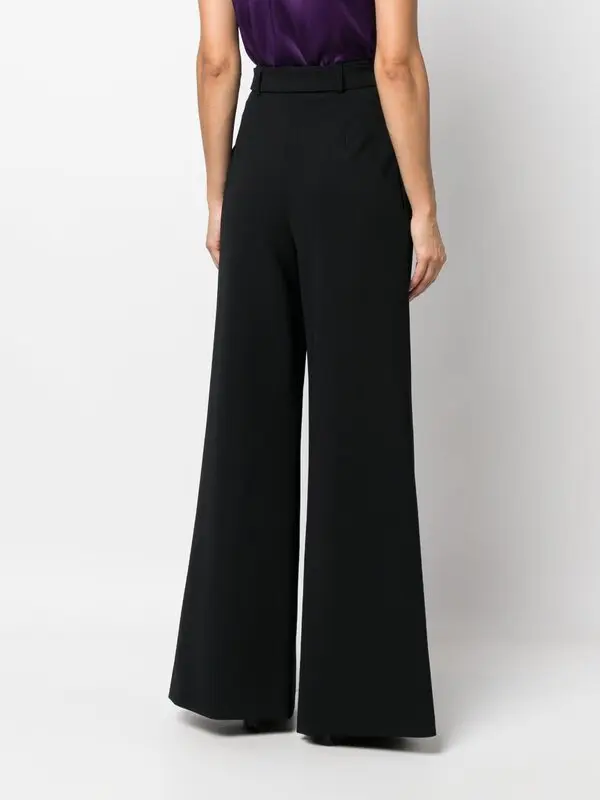 Alberta Ferretti Wide-leg Belted Trousers