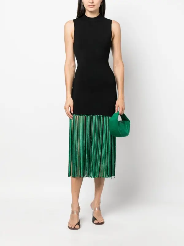 Sandro Fringed Midi Dress