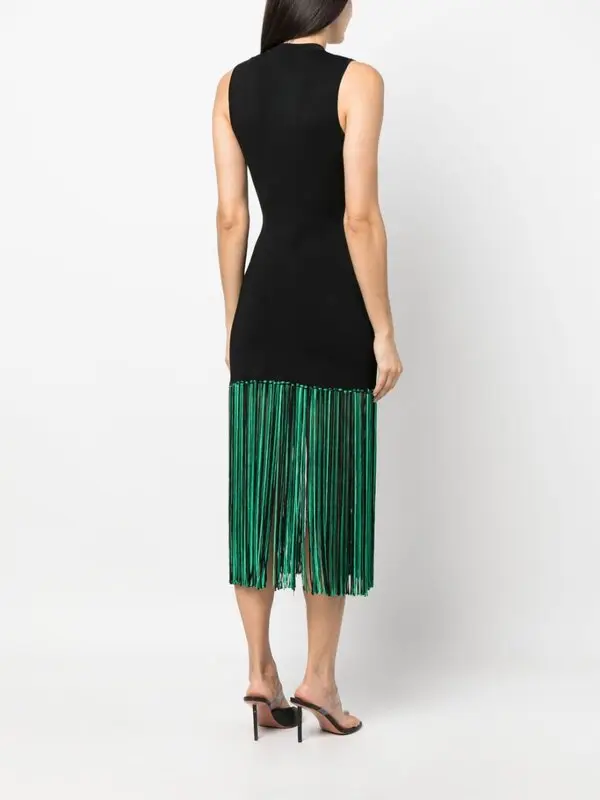 Sandro Fringed Midi Dress