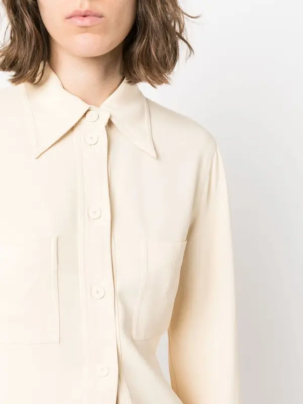 Stella McCartney Pointed-collar Button-up Shirt