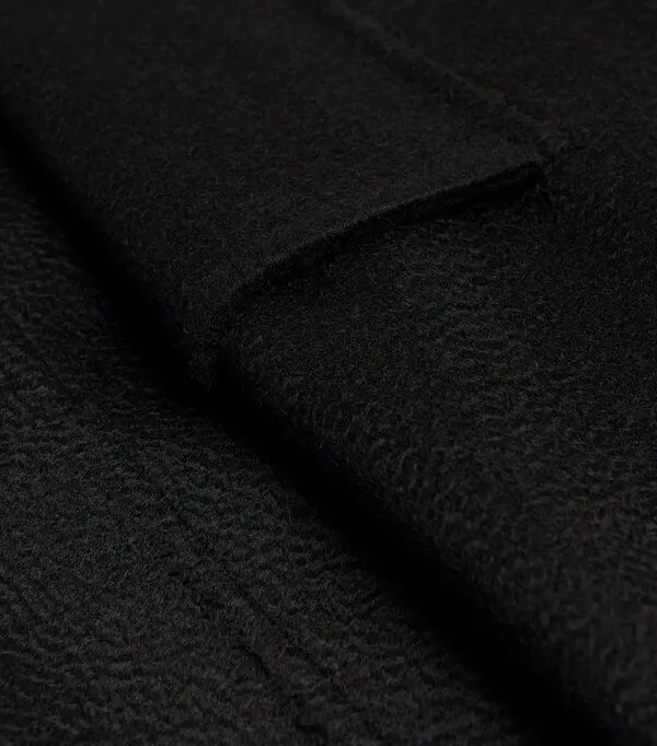 Max Mara Wool Trench Coat - Black