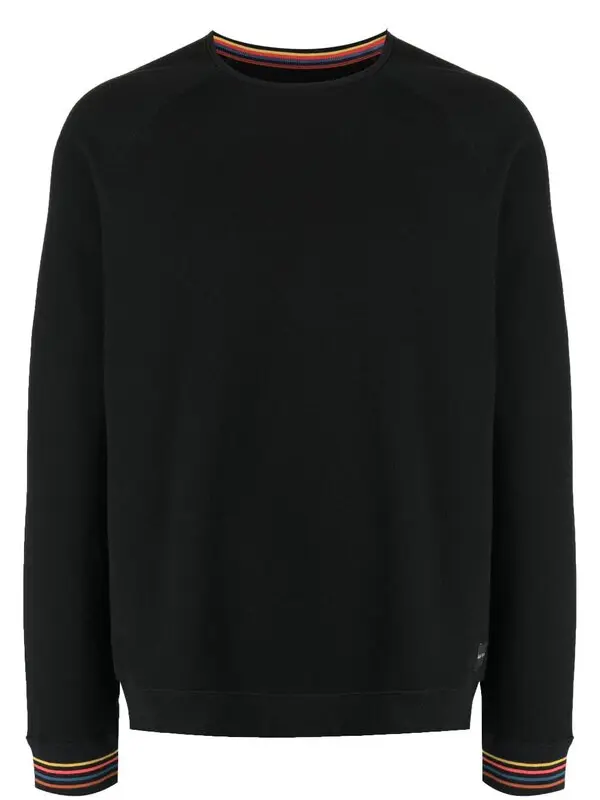 Paul Smith Contrasting Trim Sweatshirt - Black