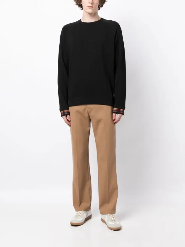 Paul Smith Contrasting Trim Sweatshirt - Black