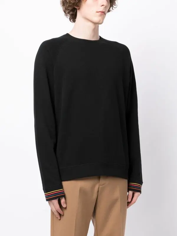 Paul Smith Contrasting Trim Sweatshirt - Black