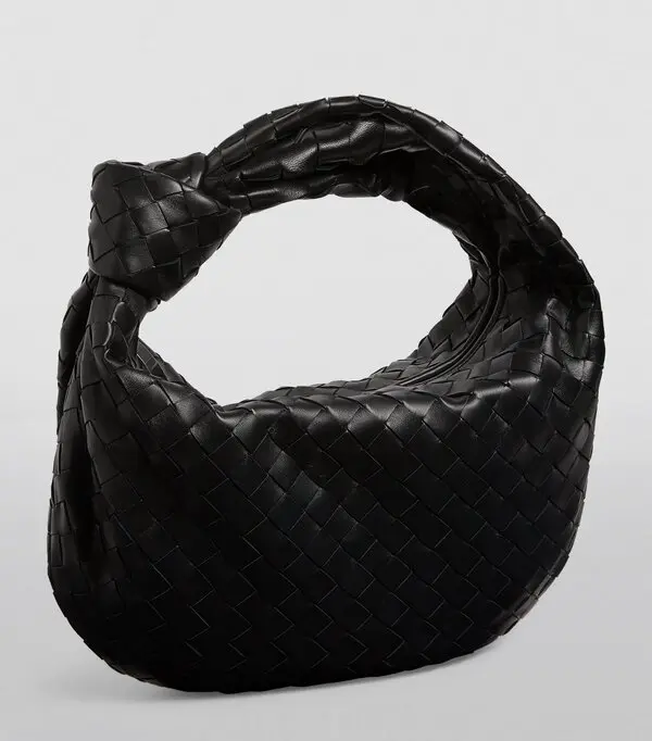 Bottega Veneta Teen Leather Jodie Bag - Grey