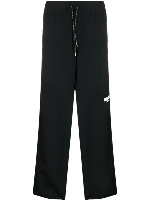 OAMC Logo-patch Track Pants - Black