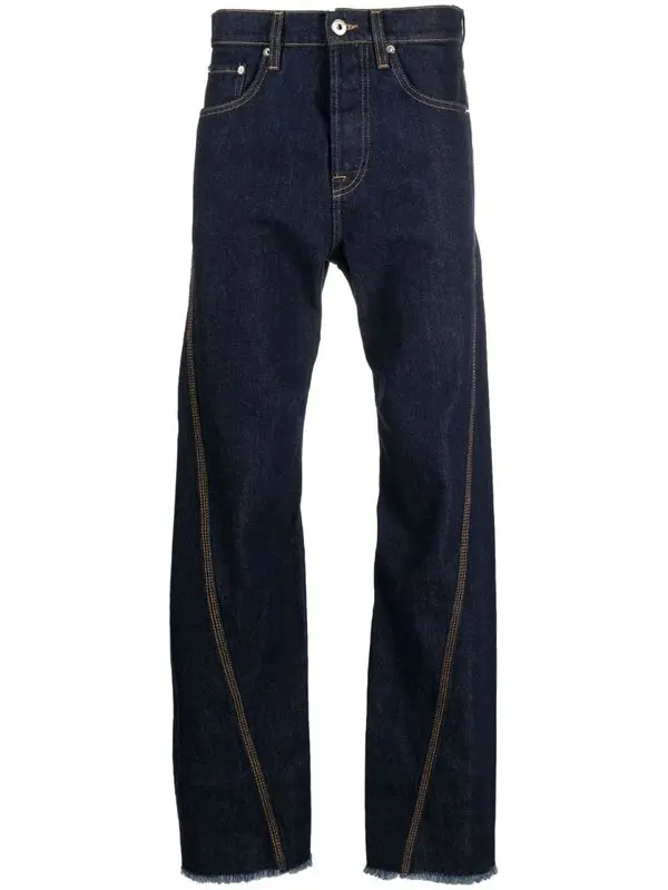 LANVIN Mid-rise Straight-leg Jeans