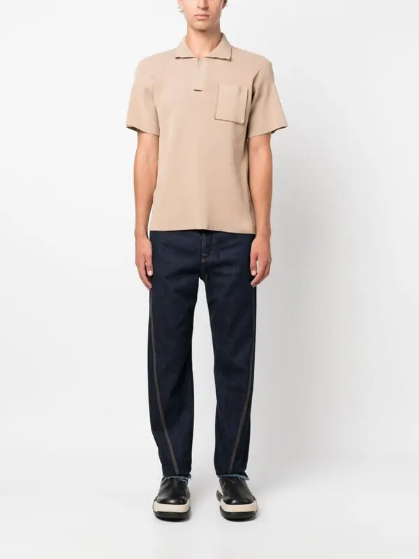 LANVIN Mid-rise Straight-leg Jeans