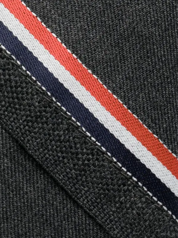 Thom Browne Rwb-stripe Wool Tie