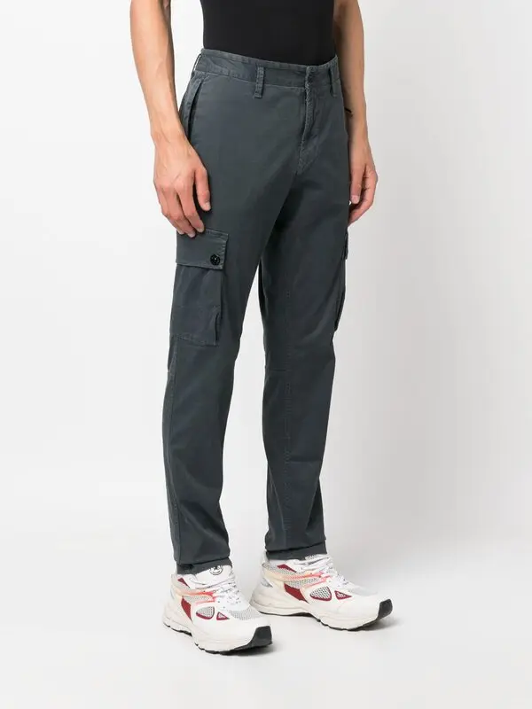 Stone Island Compass-patch Straight-leg Trousers