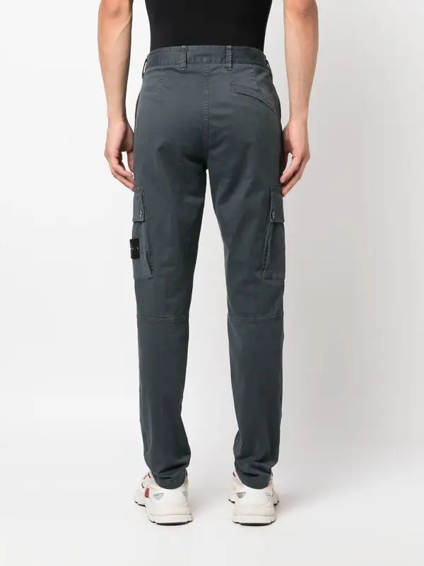 Stone Island Compass-patch Straight-leg Trousers