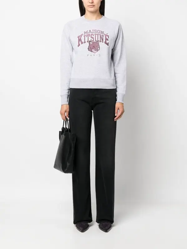 Maison Kitsuné Fox-motif Cotton Jumper