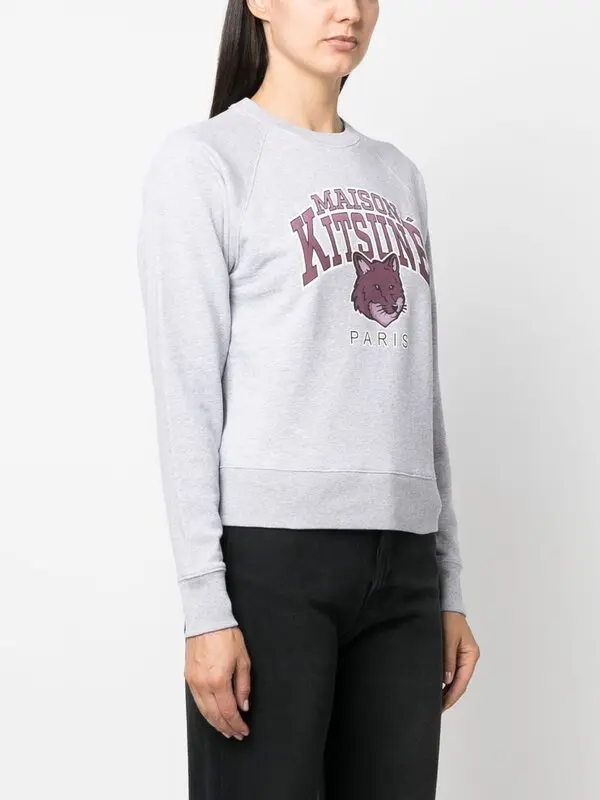 Maison Kitsuné Fox-motif Cotton Jumper