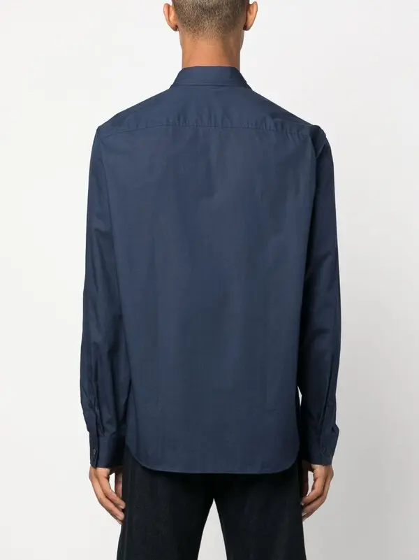 Versace Logo-print Cotton Shirt