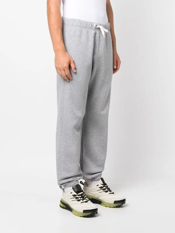AUTRY Logo-print Cotton Track Pants - Grey