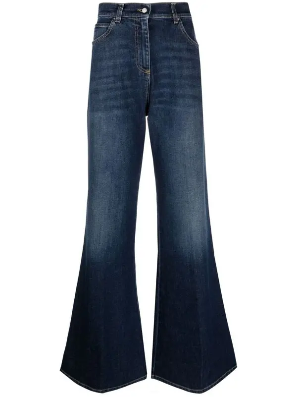 Fabiana Filippi High-rise Flared Jeans - Blue