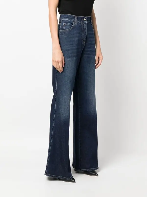 Fabiana Filippi High-rise Flared Jeans - Blue