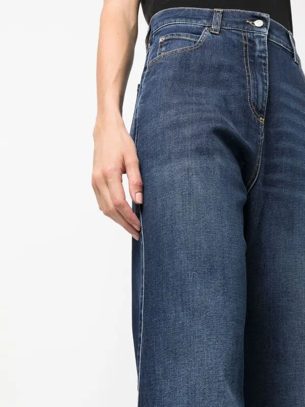 Fabiana Filippi High-rise Flared Jeans - Blue
