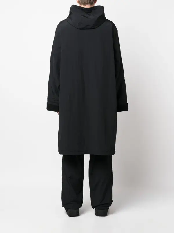 OAMC Zip-up Hooded Parka - Black