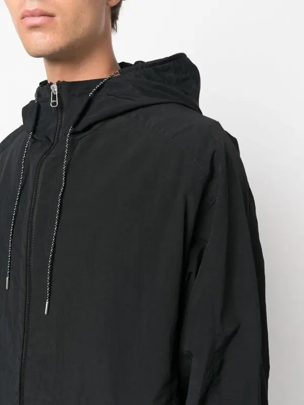 OAMC Zip-up Hooded Parka - Black