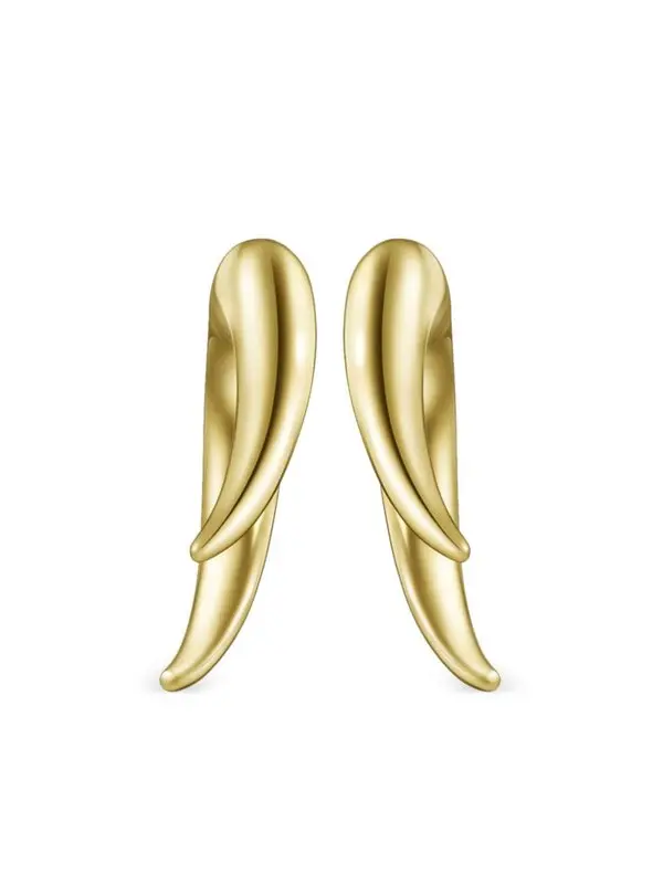 TASAKI Danger Horn Earrings - Gold