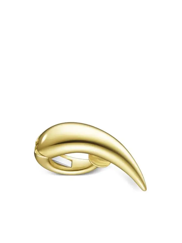 TASAKI 18kt Yellow Danger Horn Ear Cuff - Gold