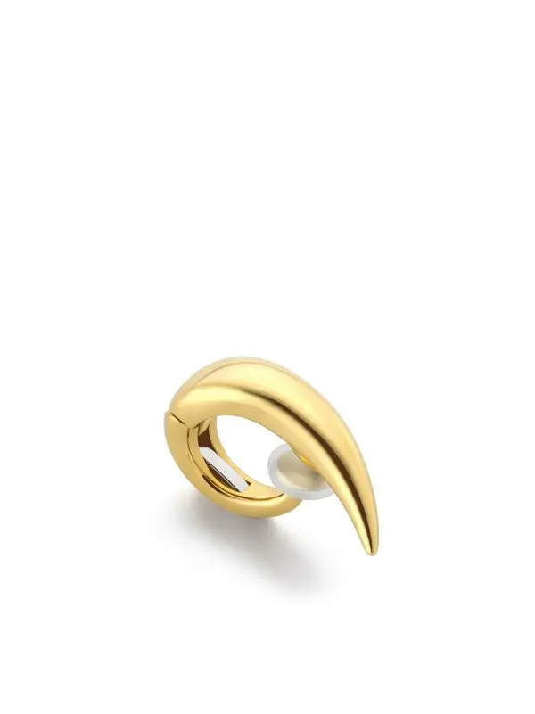 TASAKI 18kt Yellow Danger Horn Ear Cuff - Gold