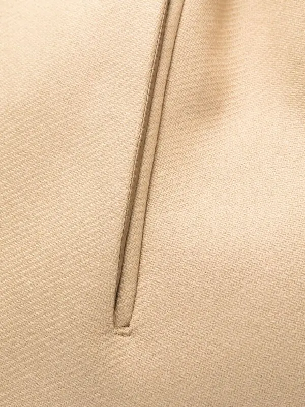 Herno Padded-collar Single-breasted Coat - Neutrals
