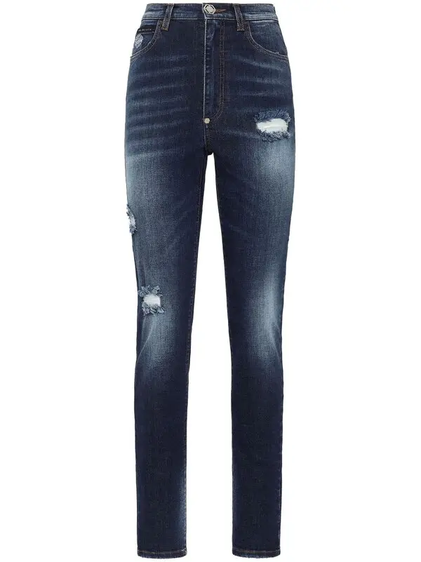 Philipp Plein Distressed Skinny Jeans
